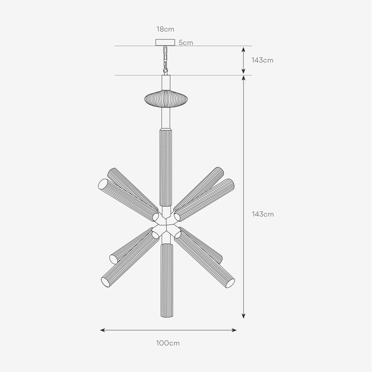 Supernova Pendant Light - Get Dark